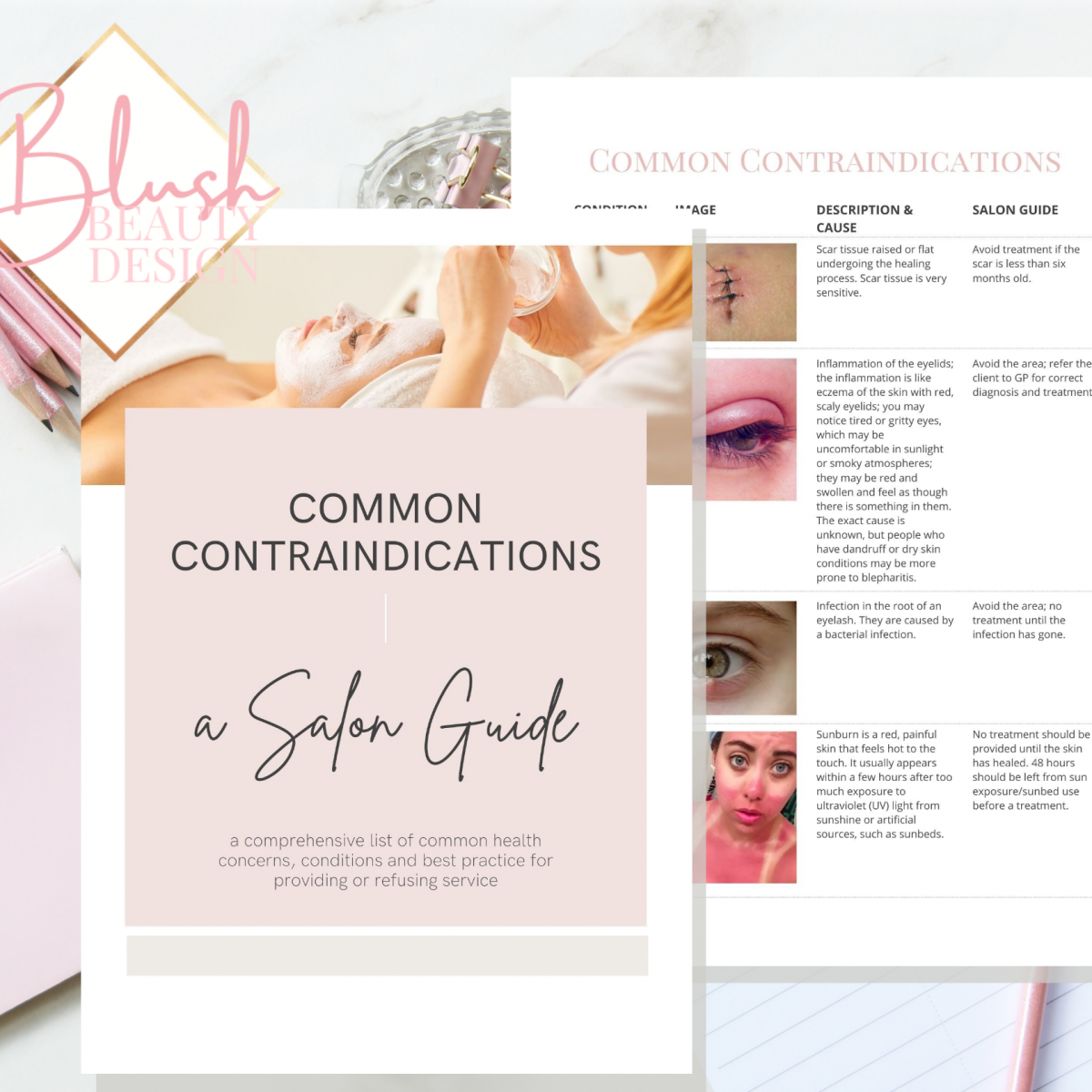 E-Book: Common Contraindications, A Salon Guide - Blush Academy